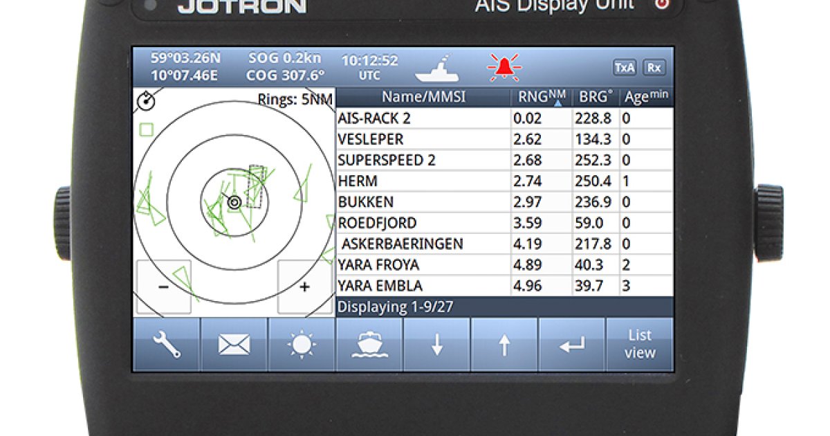 Tron AIS TR-8000 Display Module | Jotron