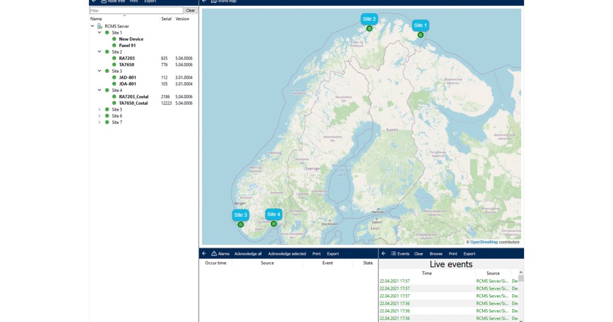RCMS Remote control and monitoring system | Jotron